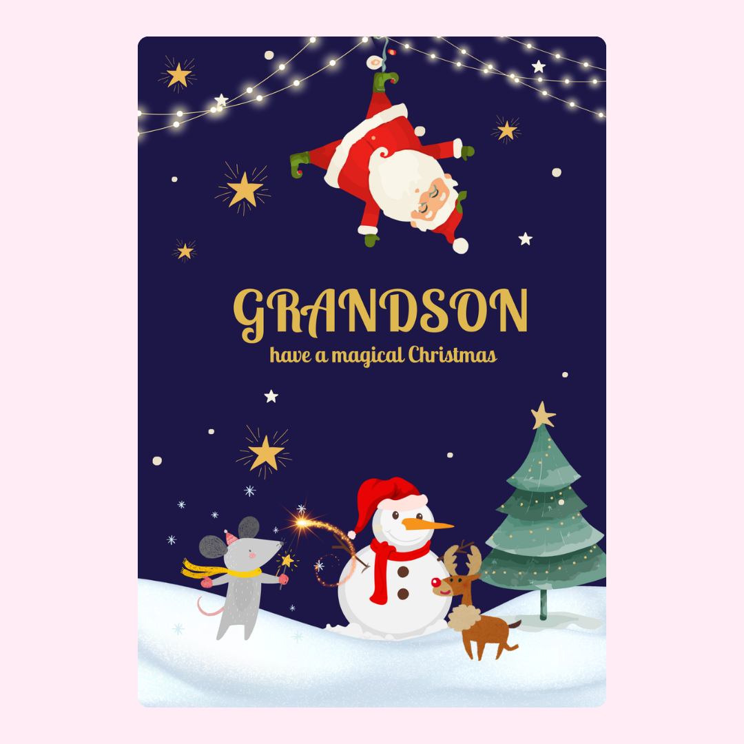 Have A Magical Christmas Cake & Cards - Mail Bakes