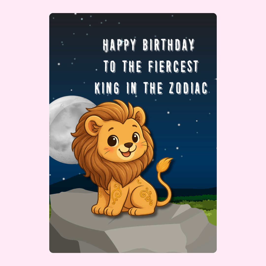 Fiercest King in the Zodiac – Leo Cake Gift | MailBakes