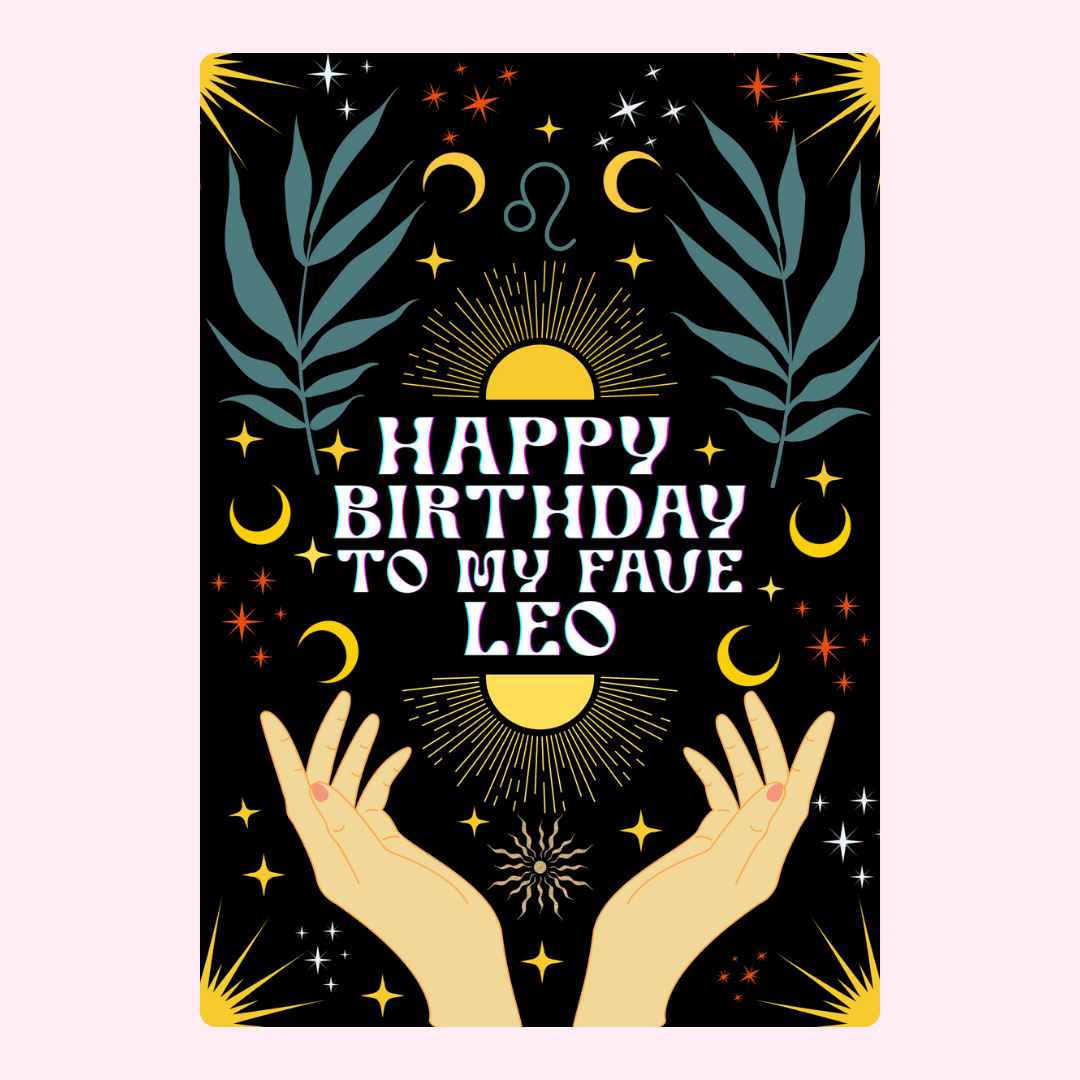 My Fave Leo – Personalised Zodiac Cake Gift | MailBakes